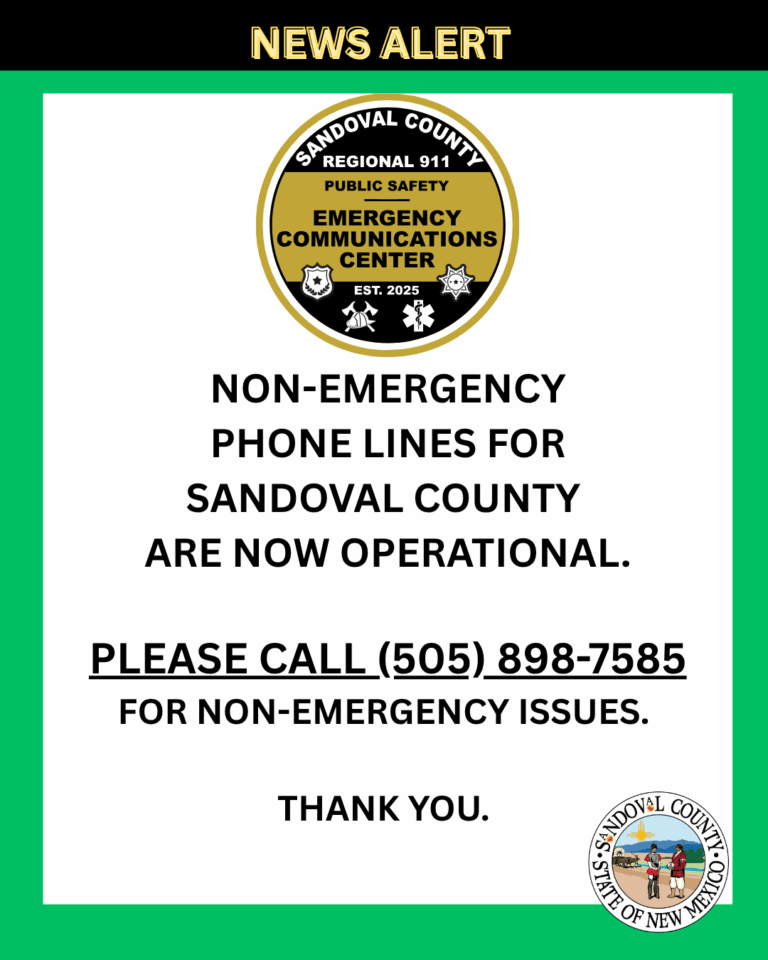Sandoval County Government - New Mexico | News, Info, Alerts & More
